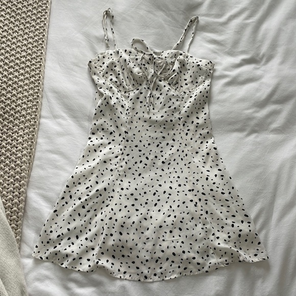 Dresses | Isabelles Cabinet Speckled Black And White Dress | Poshmark